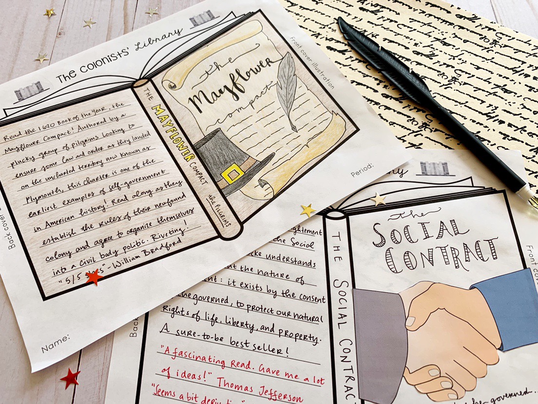 Influential Documents Book Cover Project for American Government ...
