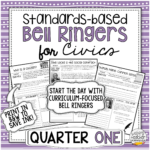 Civics & American Government Bell Ringers Quarter One