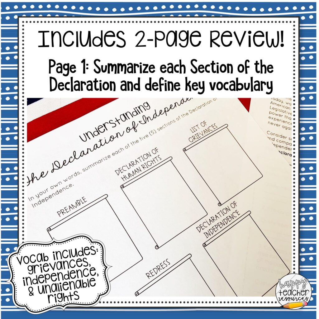 Understanding the Declaration of Independence | Civics & American ...