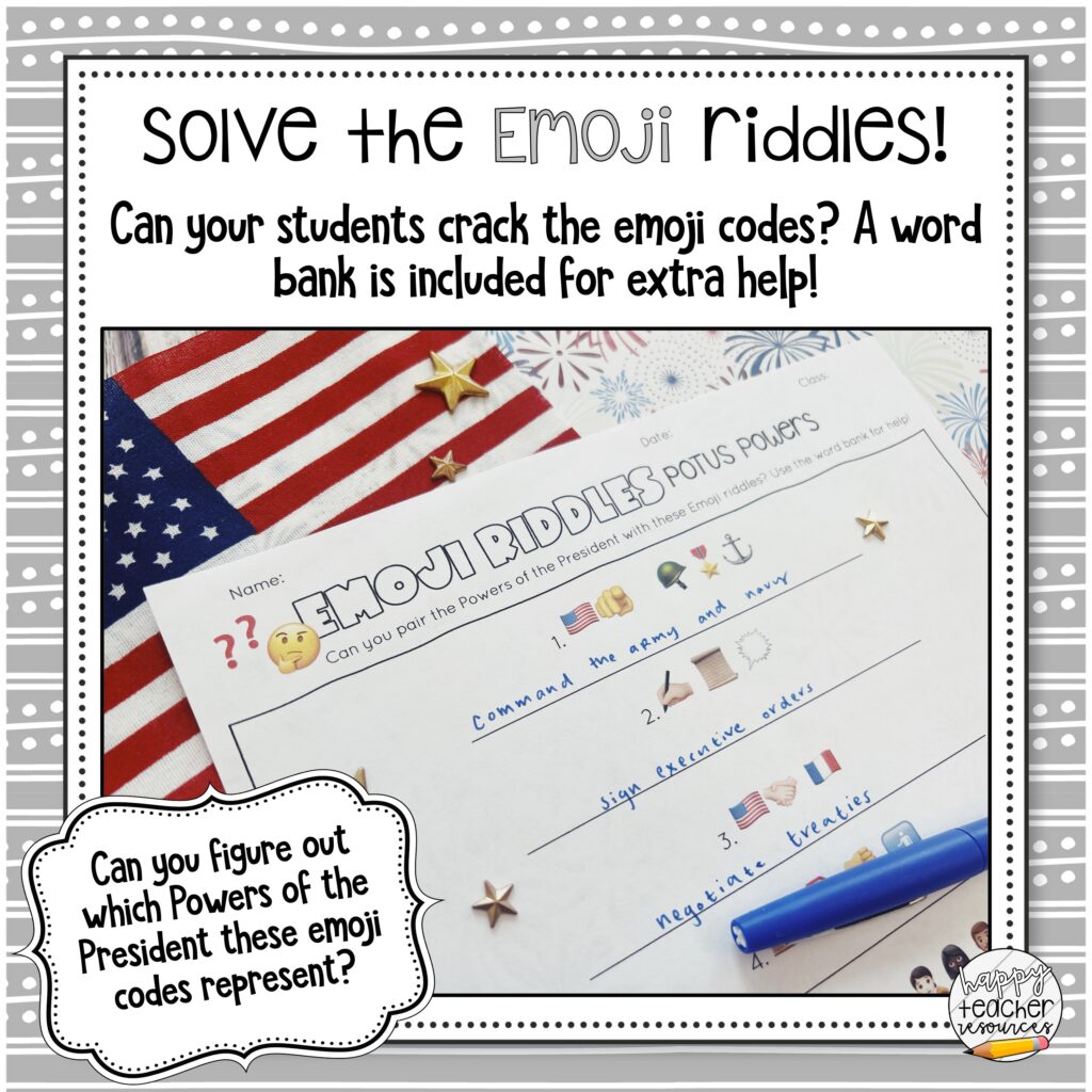Executive Branch Review: 4 Games for Civics & American History - Happy ...